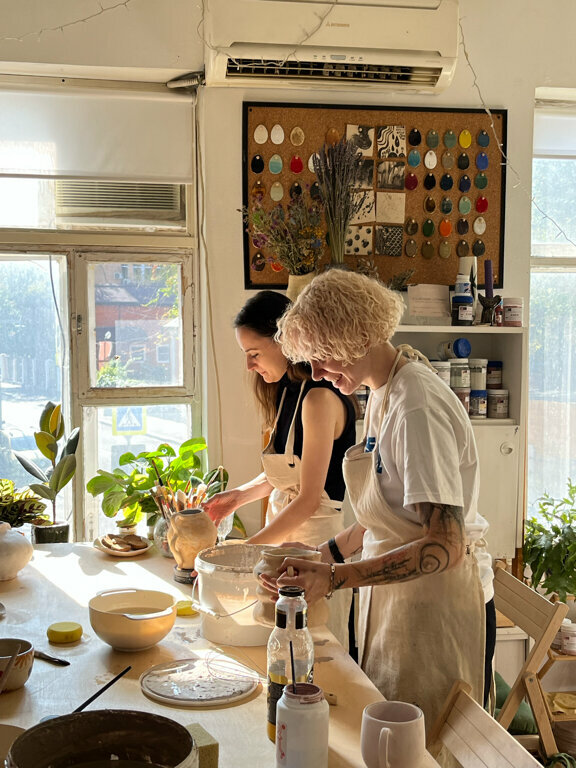 Meslek kursları Patronus Pottery, Moskova, foto