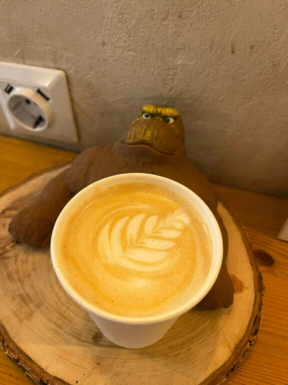 Al götür kahve CoffeeManki, Saint‑Petersburg, foto