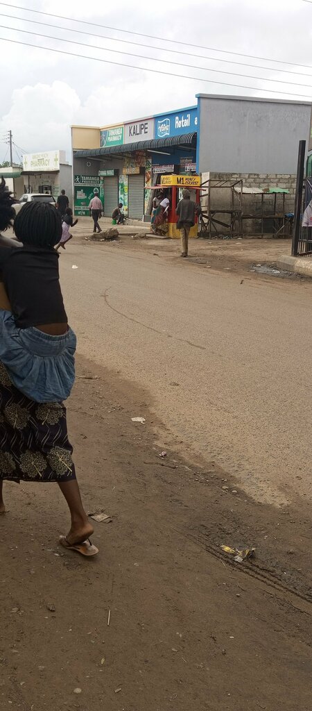 Kasap, şarküteri Kalipe, Lusaka, foto
