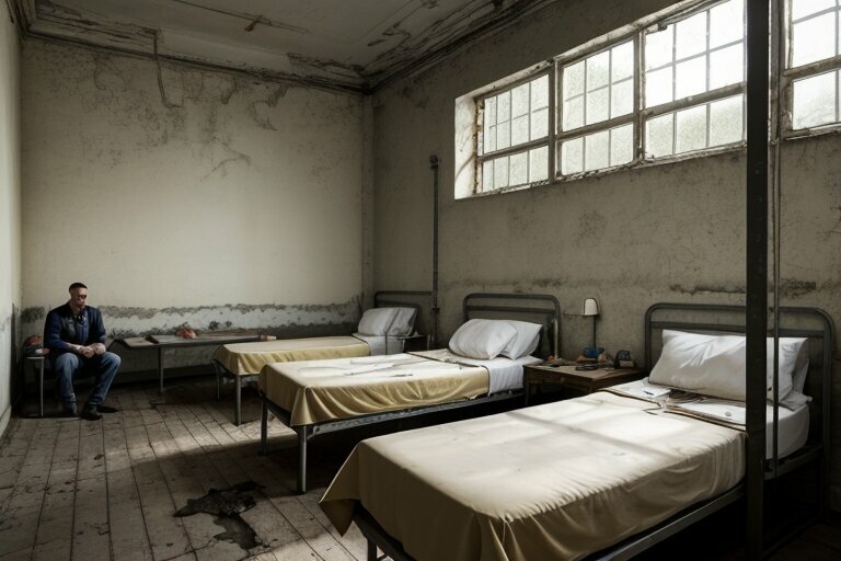 Cezaevleri, islahevleri Исправительная колония № 24, İrkutskaya oblastı, foto