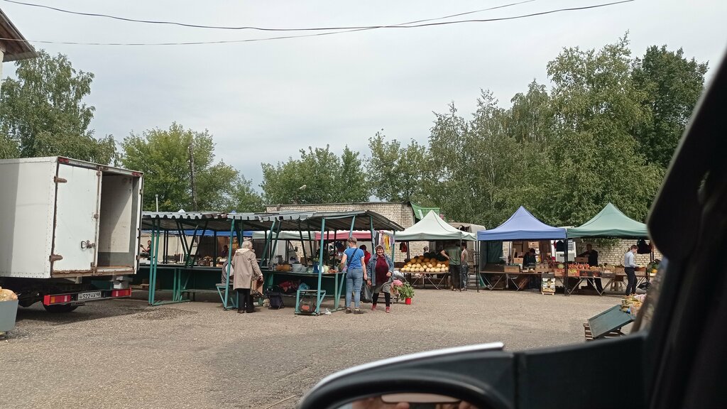 Gıda pazarı Центральный рынок, Dankov, foto