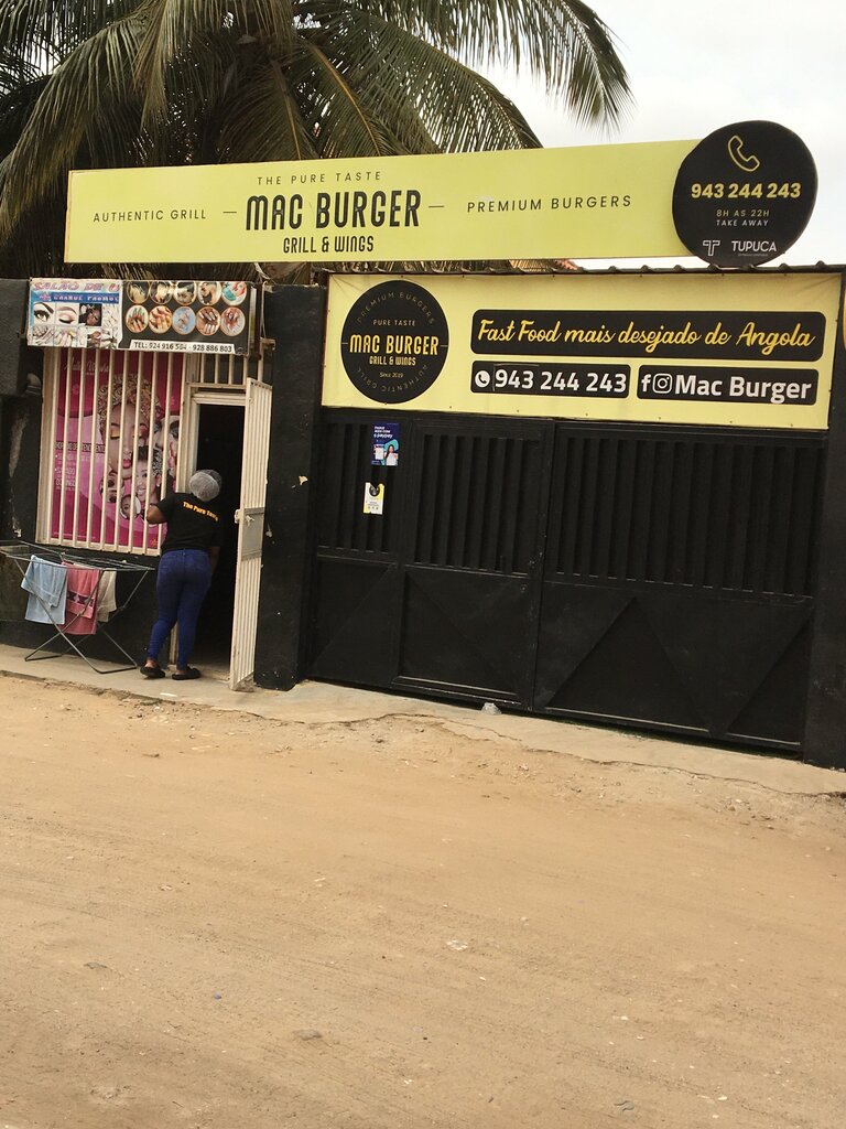 Fast food Mac Burger, Loanda, foto