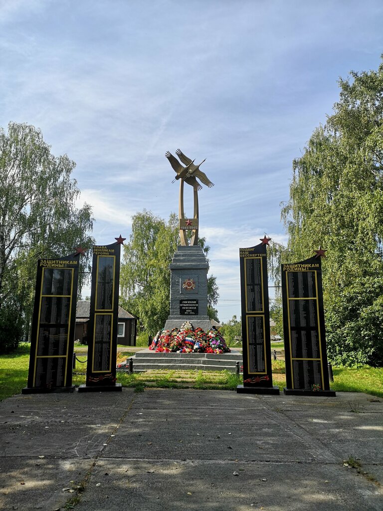 Anıt, heykel Воинам-землякам, погибшим в годы Великой Отечественной войны, Solvyçegodsk, foto