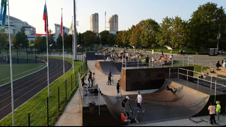 Spor alanı Skate Park, Odintsovo, foto