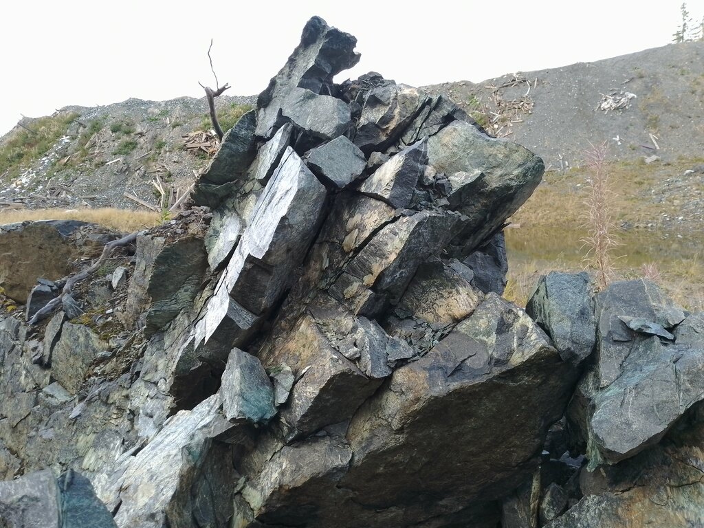 Dağ zirvesi Mountain peak, Permski krayı, foto