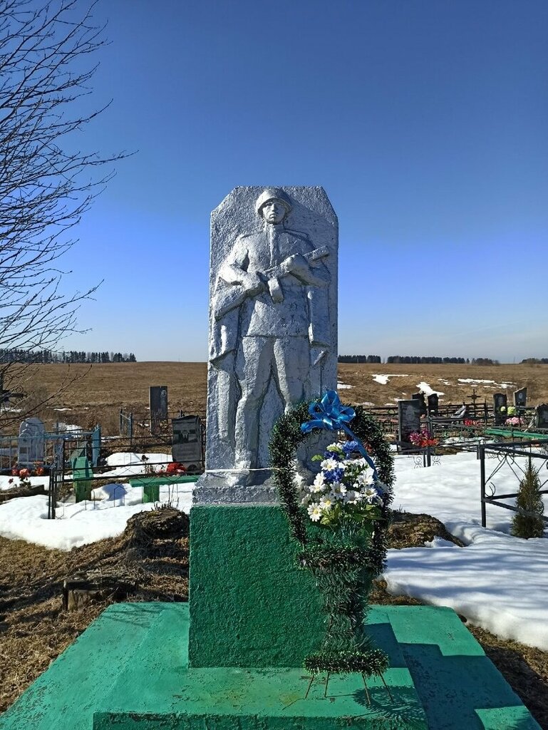 Anıt, heykel Воинское захоронение № 2205, Vitebskaya oblastı, foto