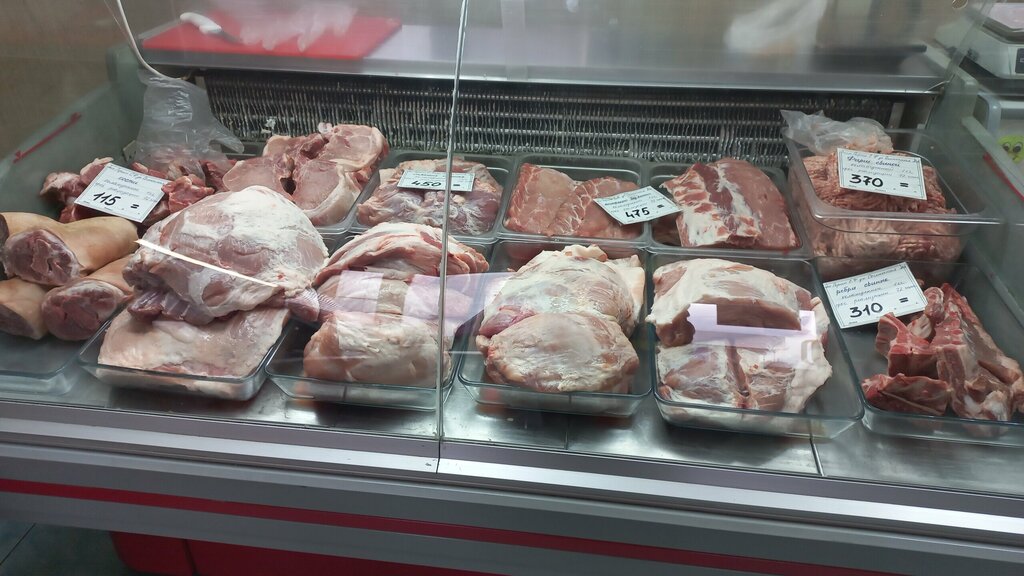 Kasap, şarküteri Сельский дворик, Novosibirskaya oblastı, foto