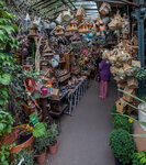 Marché aux fleurs Reine-Elizabeth-II (Paris, 4e Arrondissement, Quai de la Corse), çiçek pazarı  Paris'ten