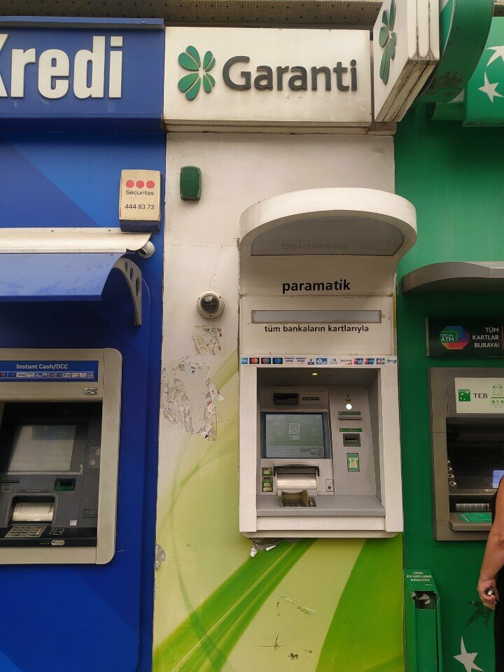 ATM'ler Garanti BBVA ATM, İstanbul, foto
