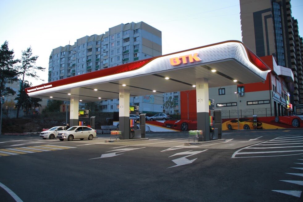 Benzin istasyonu Vtk, Voronej, foto