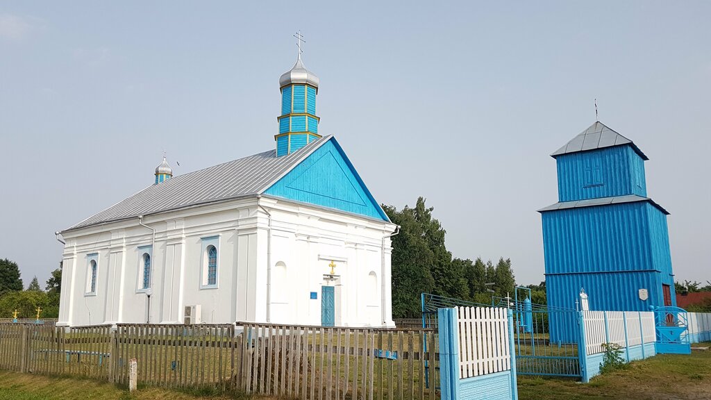 Ortodoks kiliseleri Church of the Nativity of Our Lady in Subaty, Brestskaya oblastı, foto