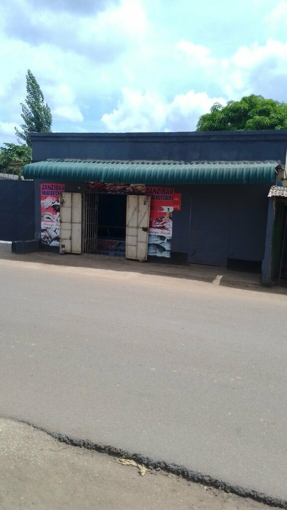 Kasap, şarküteri Zanzibar halal butchery, Lusaka, foto