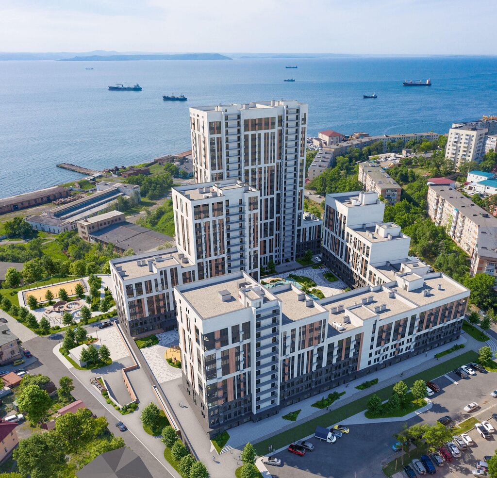 Konut blokları Амурский, Vladivostok, foto