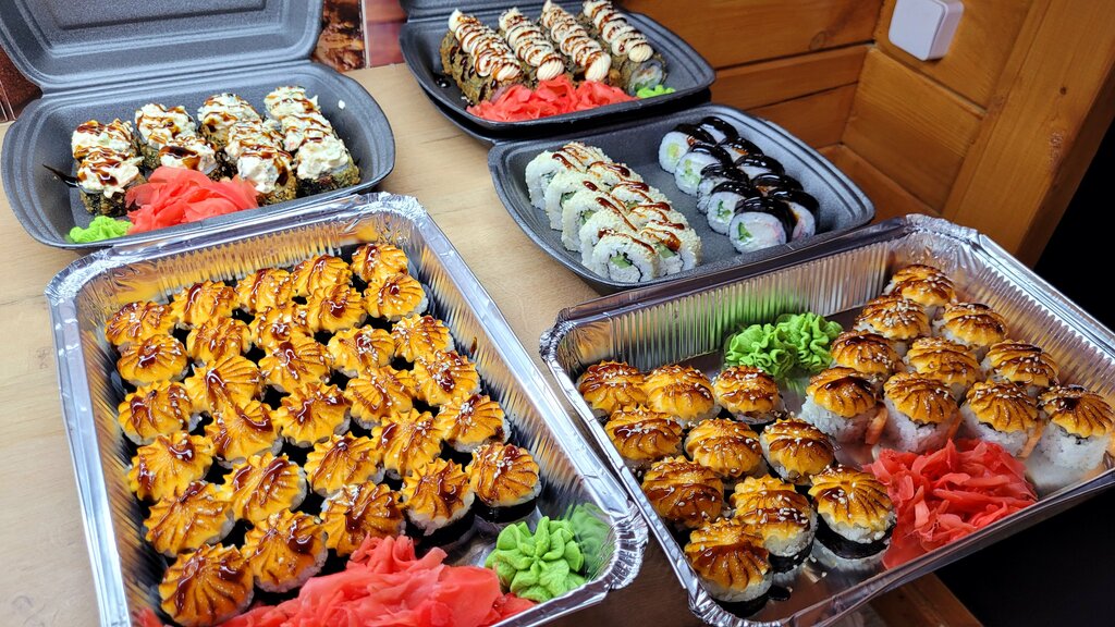 Hazır yemek teslim servisleri Суши дома, Pskovskaya oblastı, foto