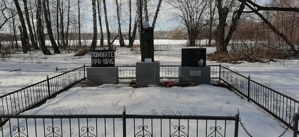 Anıt, heykel Братская могила, Orlovskaya oblastı, foto
