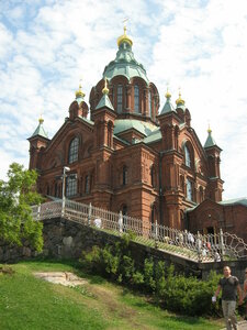 Dormition Cathedral (Uusimaa, Helsinki, Eteläinen suurpiiri, Katajanokka, Pormestarinrinne, 1), ortodoks kiliseleri  Helsinki'den