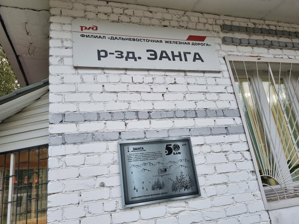 Tren istasyonu разъезд Эанга, Habarovski krayı, foto