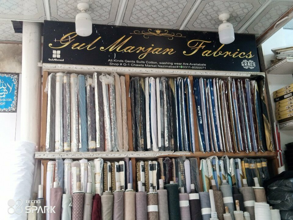 Mefruşat Gul Marjan fabric, Karaçi, foto