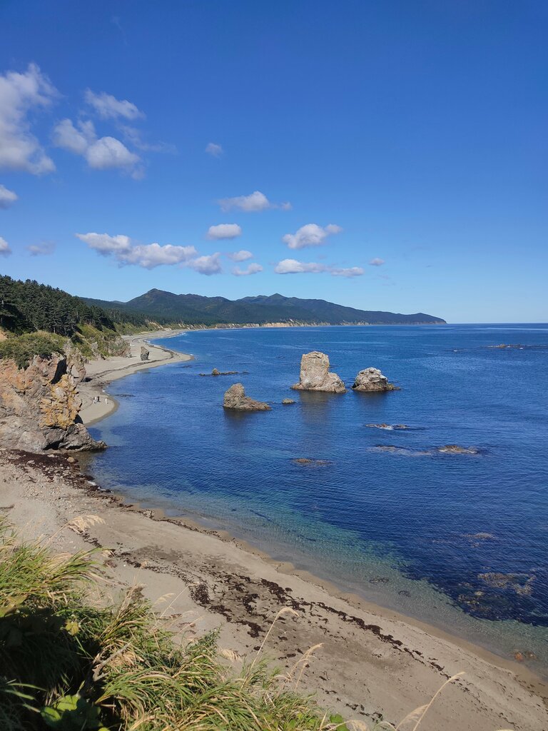 Dağ zirvesi Гора Птичий нос, Sahalin Bölgesi, foto