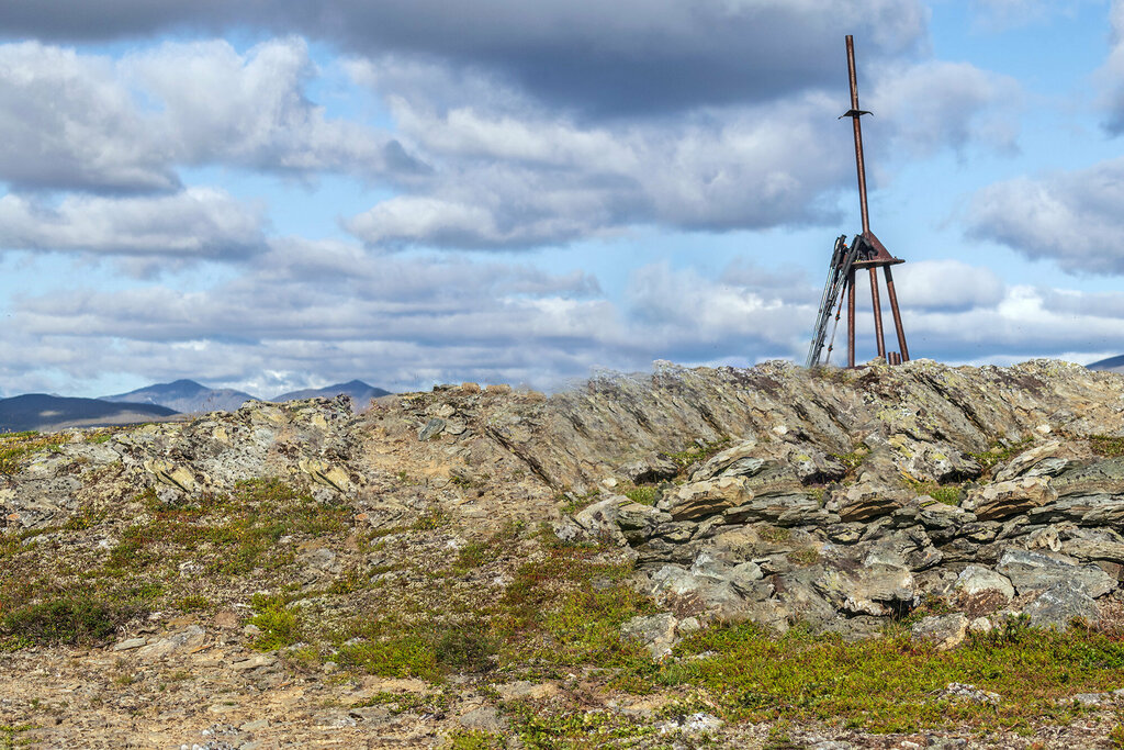 Dağ zirvesi Гора 375 метров, Yamal‑Nenets Özerk Bölgesi, foto