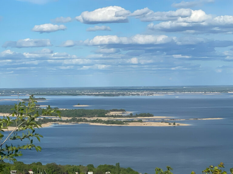 Dağ zirvesi Дунина гора, Saratovskaya oblastı, foto