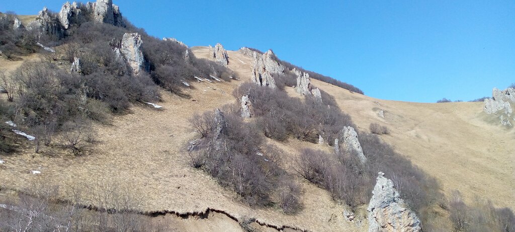 Turistik yerler Окаменевшее войско, Çeçen Cumhuriyeti, foto