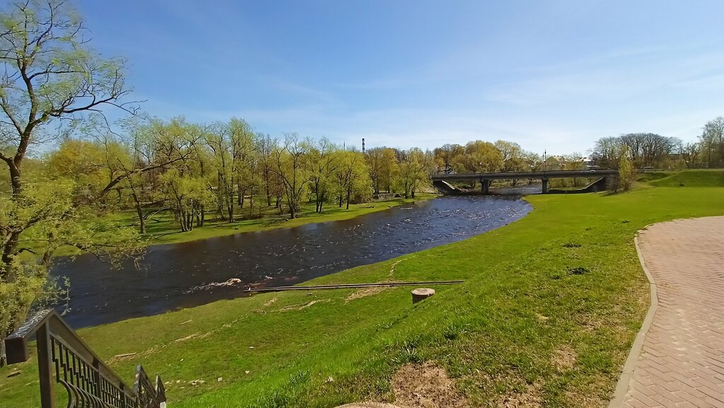 Turistik yerler Стена Окольного города, Pskov, foto