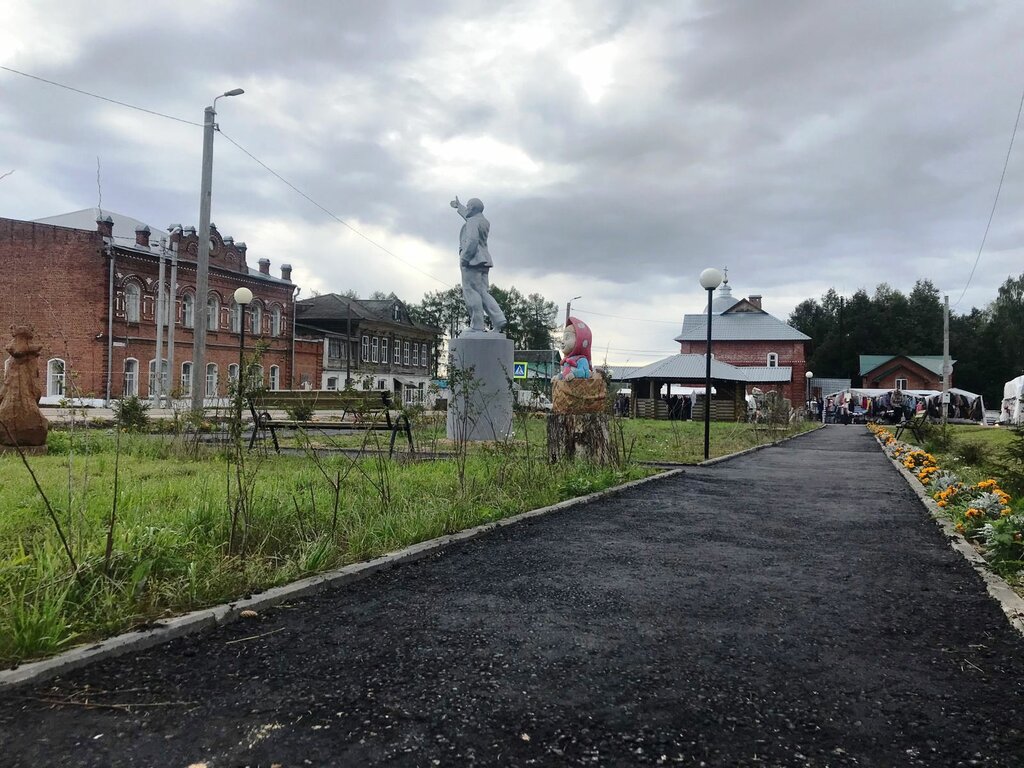 Kültür ve eğlence parkları сквер имени В.И. Ленина, Kostromskaya oblastı, foto