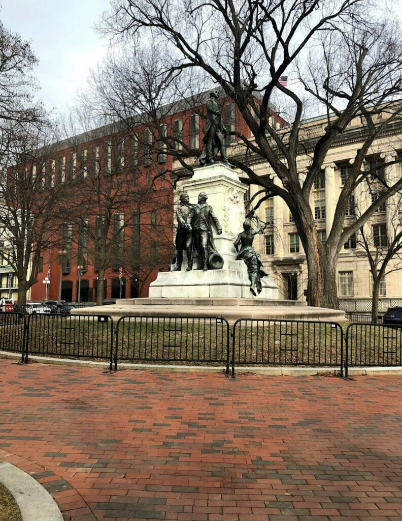 Anıt, heykel General Thaddeus Kosciuszko, Washington, foto