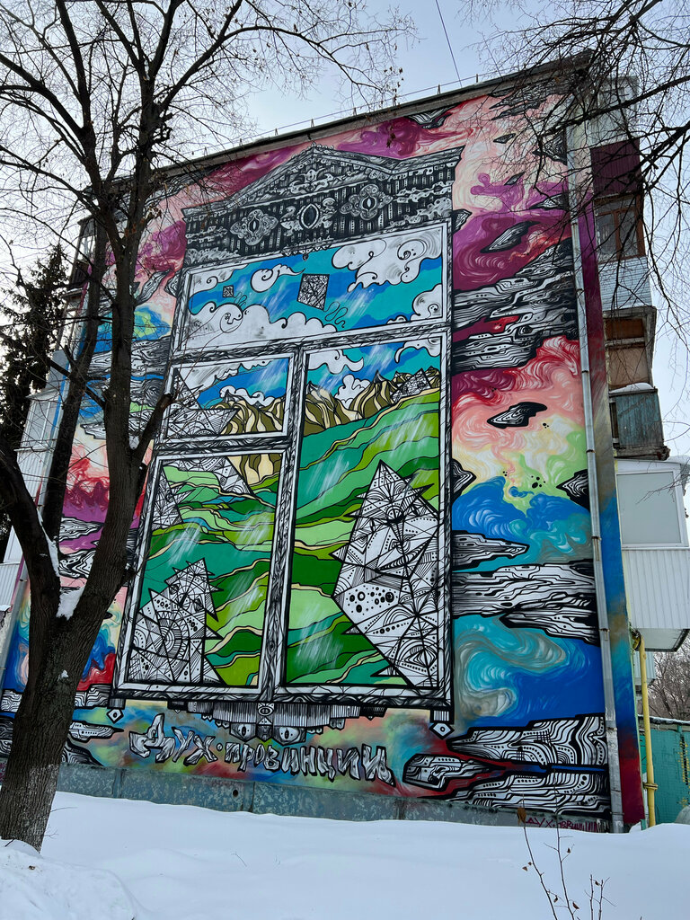 Sokak sanatı Мурал-арт Дух провинции, Samara, foto