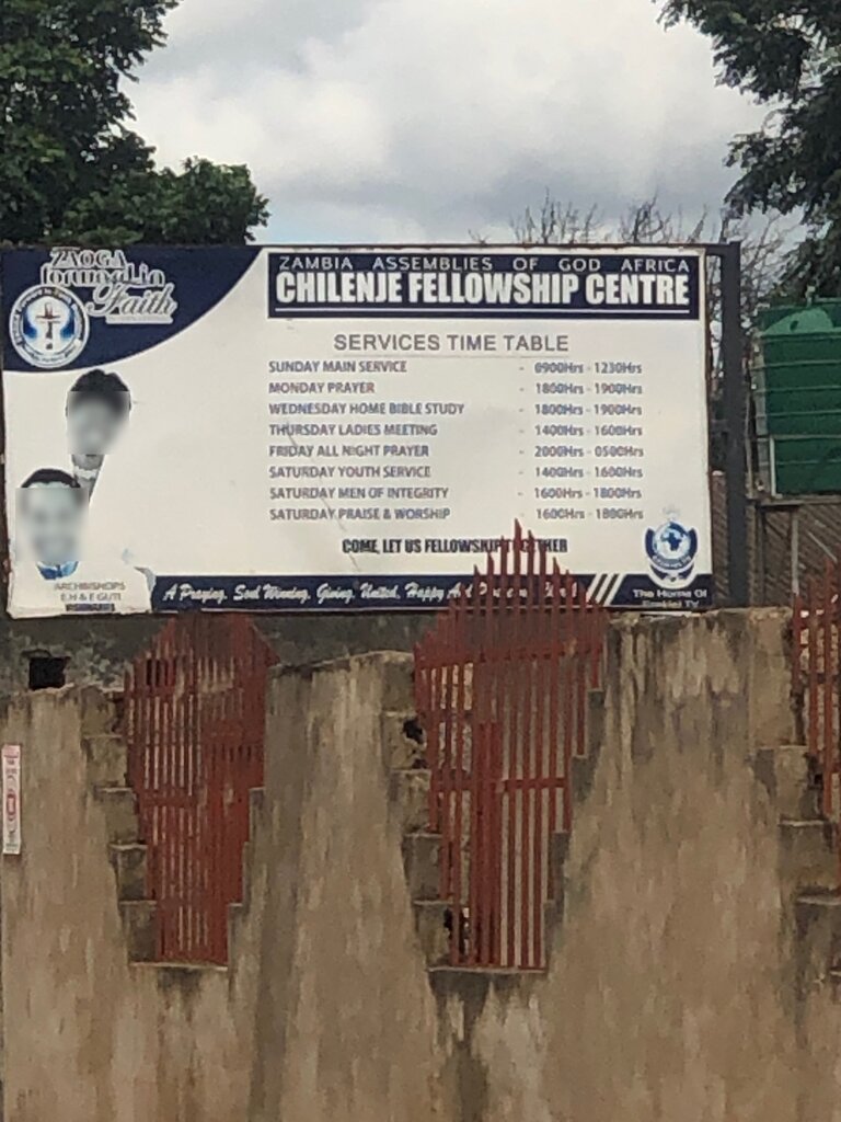 Protestan kilisesi Zambia Assemblies of God Africa Chilenje Fellowship Centre, Lusaka, foto