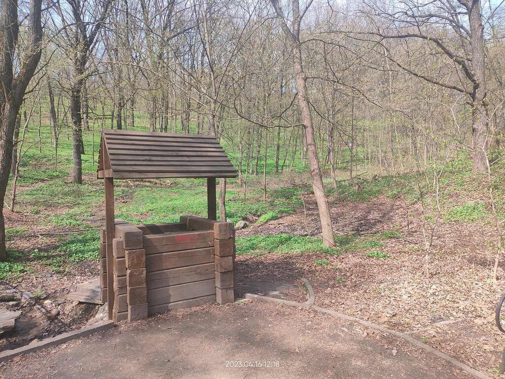 Pınar, çay Spring, stream, Belgorodskaya oblastı, foto