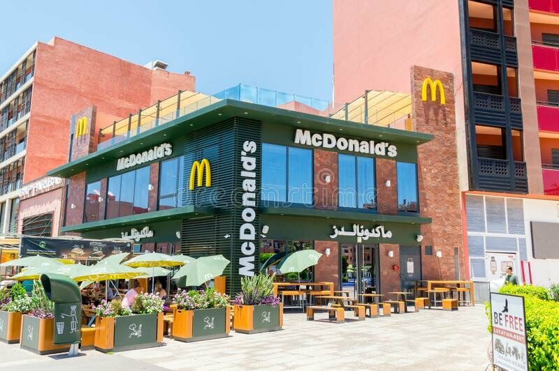 Fast food McDonald's, Marakeş, foto