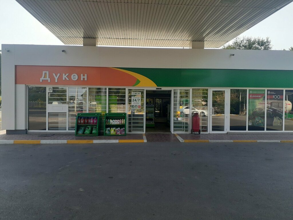 Benzin istasyonu Bishkek Petroleum, Çuy ili, foto
