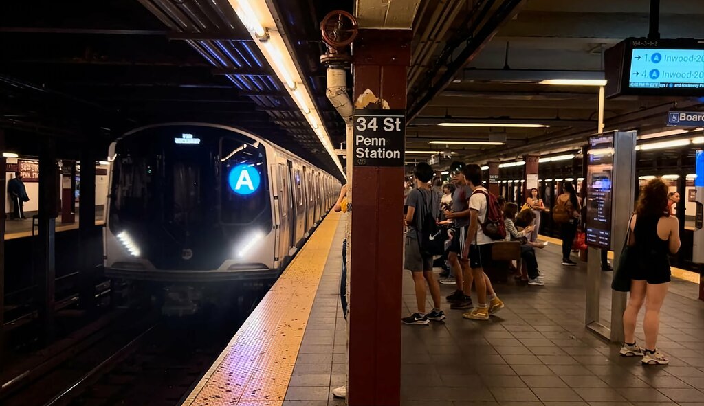 Metro istasyonu 34th Street – Penn Station subway station, New York, foto