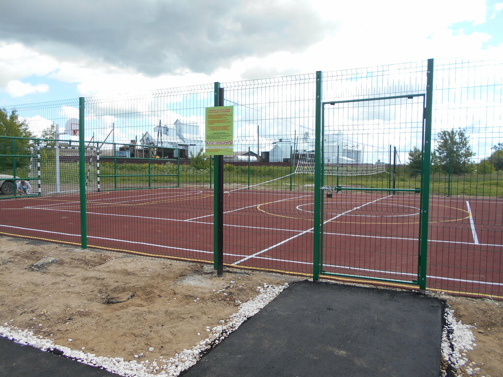Spor alanı Баскетбольная площадка, Vladimirskaya oblastı, foto