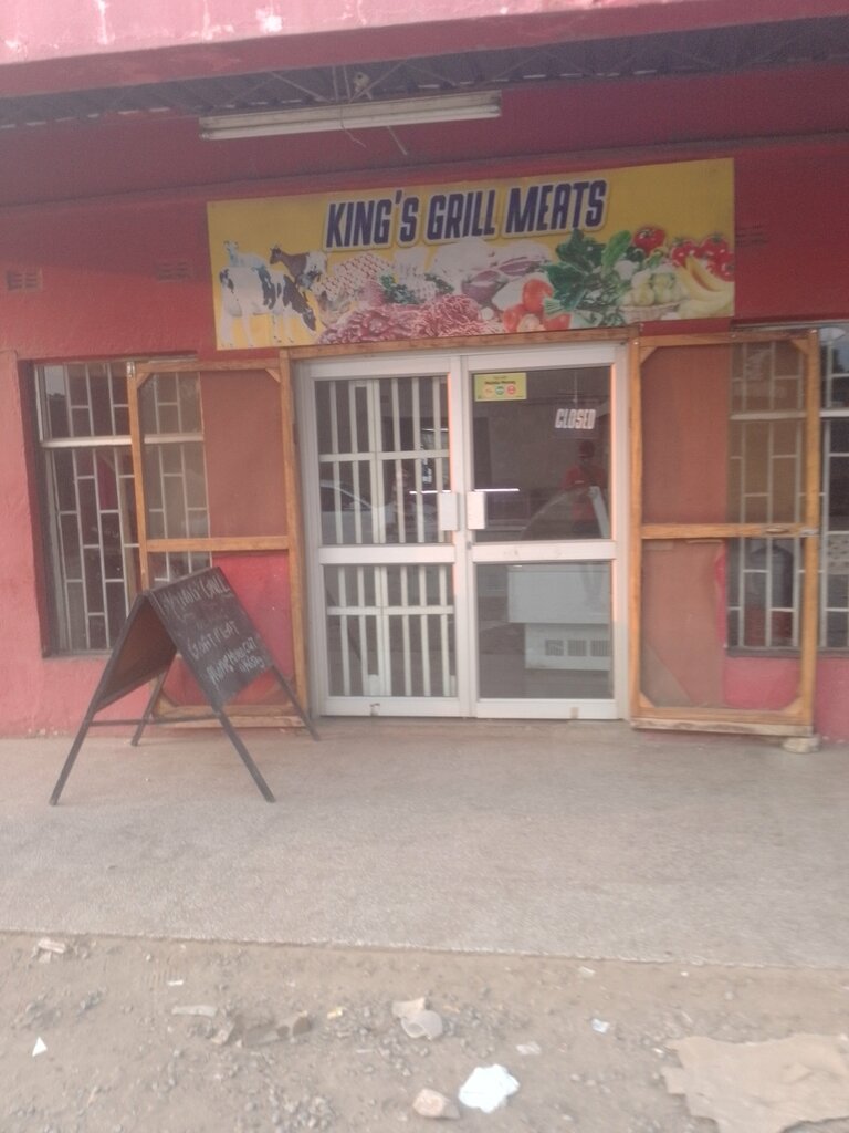 Kasap, şarküteri King's Grill Meats, Lusaka, foto