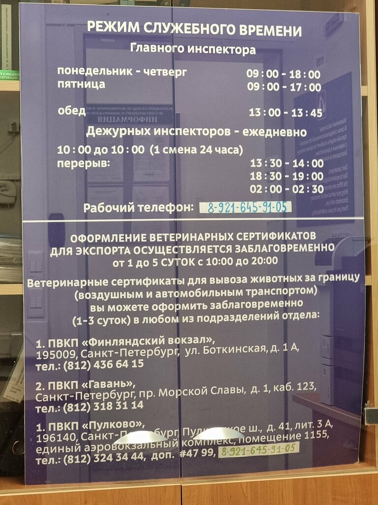 Gıda denetimi laboratuvarı Kontrolny veterinarny punkt Pulkovo, Saint‑Petersburg, foto