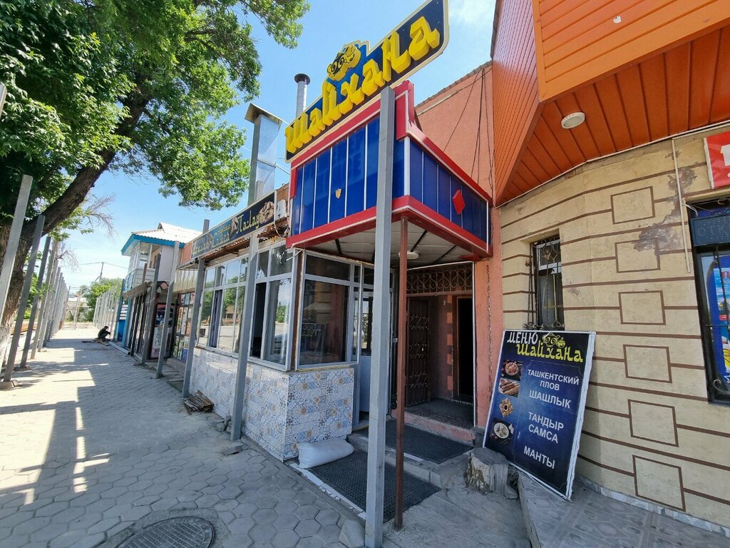 Kantin, yemekhane Shaykhana, Türkistan, foto