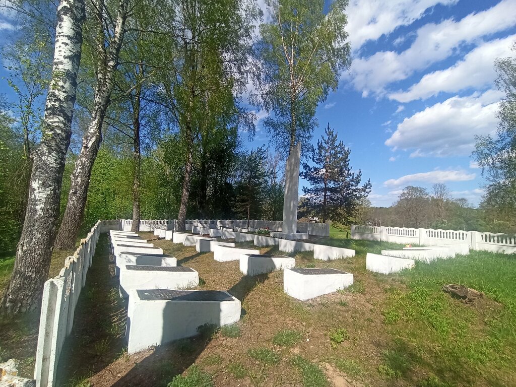 Anıt, heykel Братская могила, Vitebskaya oblastı, foto