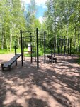 Workout (Moscow Region, Lobnya, mikrorayon Moskvich), spor alanı  Lobnia'dan