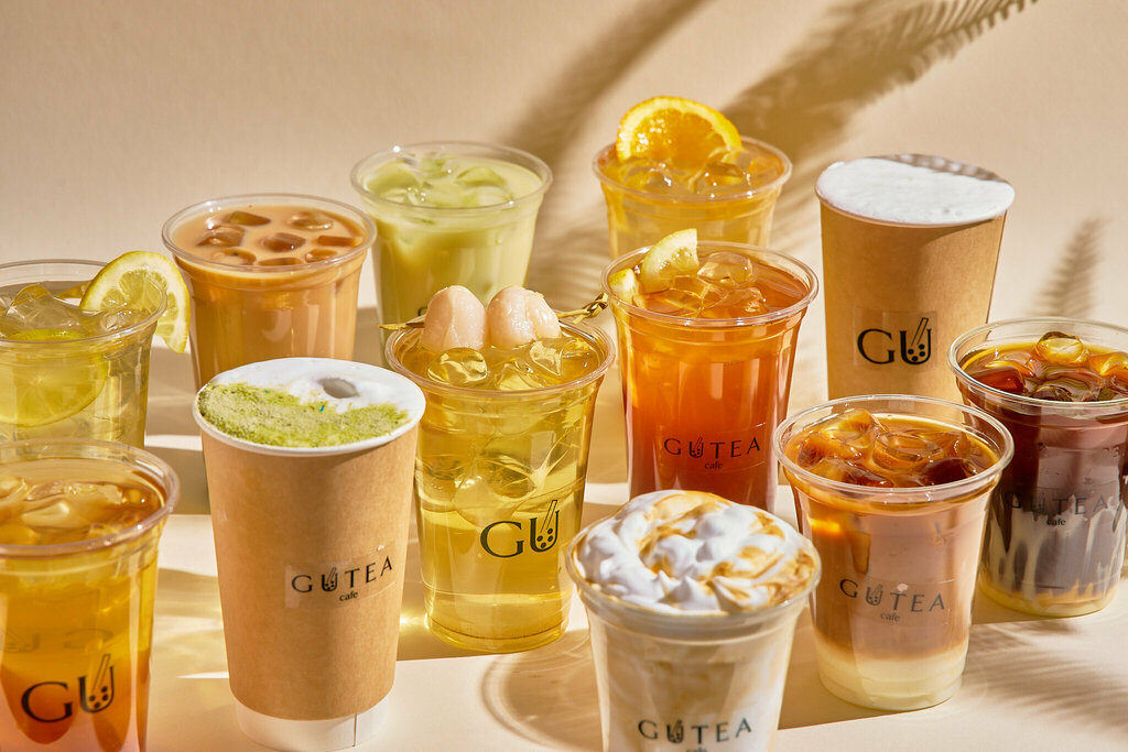 Kahve dükkanları Gutea bubble tea, Saint‑Petersburg, foto