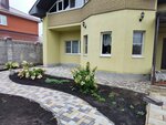 Самарская плитка (Moskovskaya ulitsa No:31, posyolok gorodskogo tipa Novosemeykino), kaldırım taşları  Samarskaya oblastından