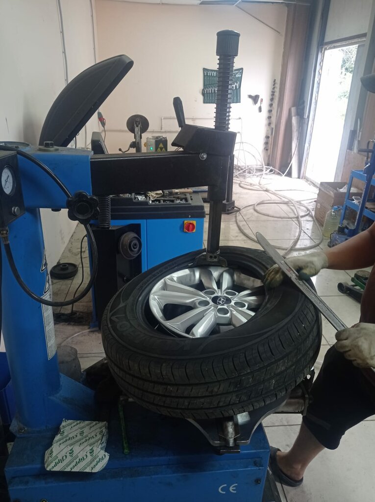 Oto lastik tamiri Gruzshina, Riazan, foto