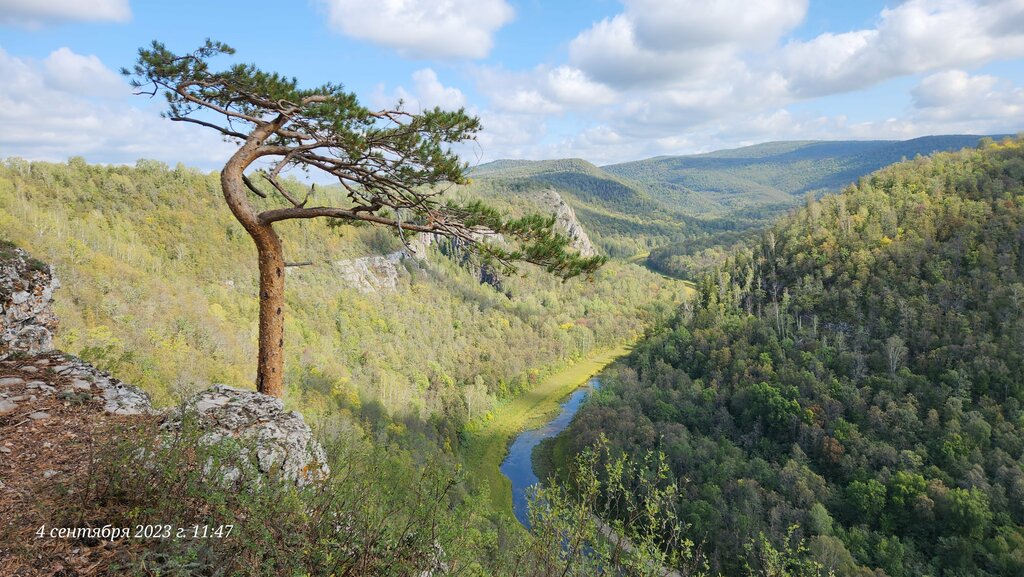 Turistik yerler Геологический памятник природы Республики Башкортостан Куперлинский карстовый мост, Başkurdistan, foto