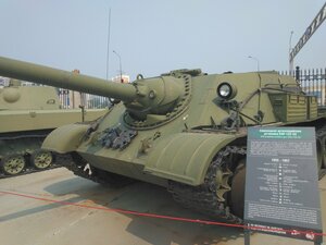 122-мм самоходная артиллерийская установка САУ-122-54 образца 1954 года (Sverdlovsk Region, Verkhnyaya Pyshma, Uspenskiy Avenue), teknoloji anıtı  Verhniaya Pyşma'dan