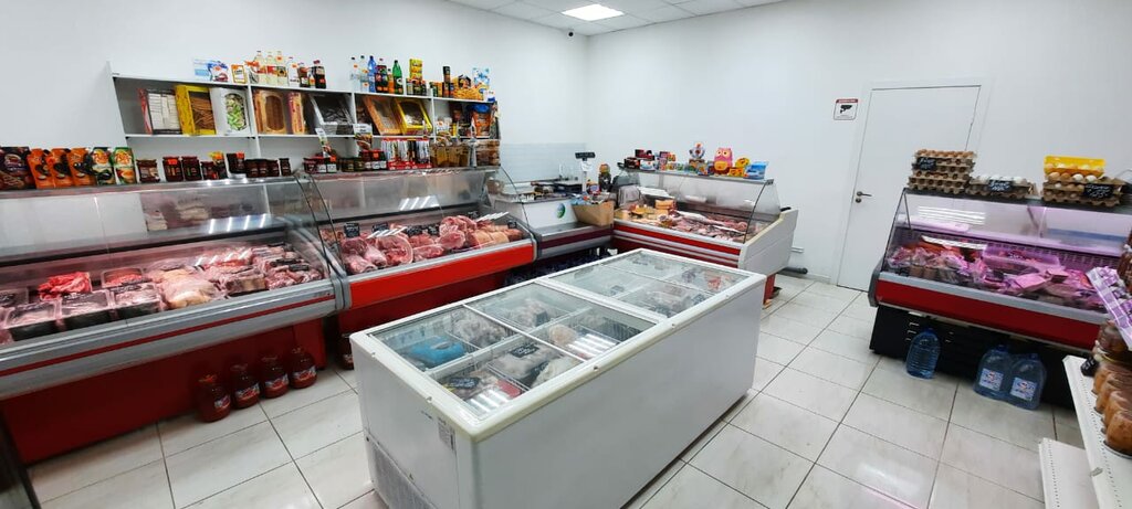 Kasap, şarküteri KiKTula, Tulskaya oblastı, foto