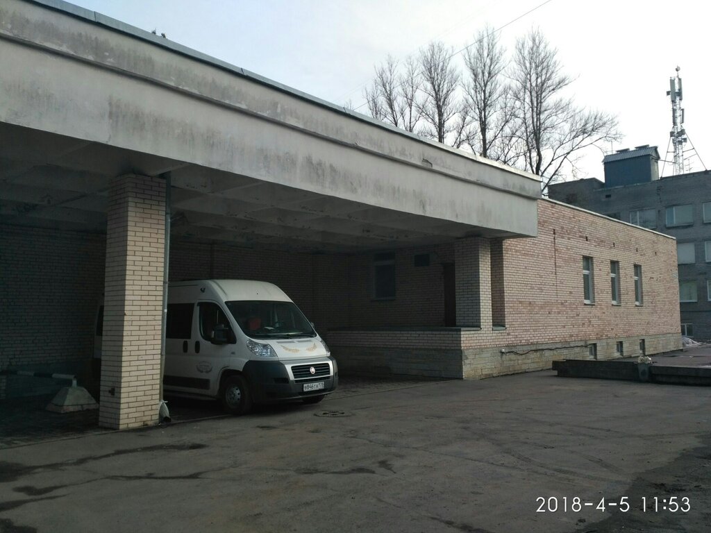 Şapel, haç anıtı Часовня при морге, Puşkin, foto