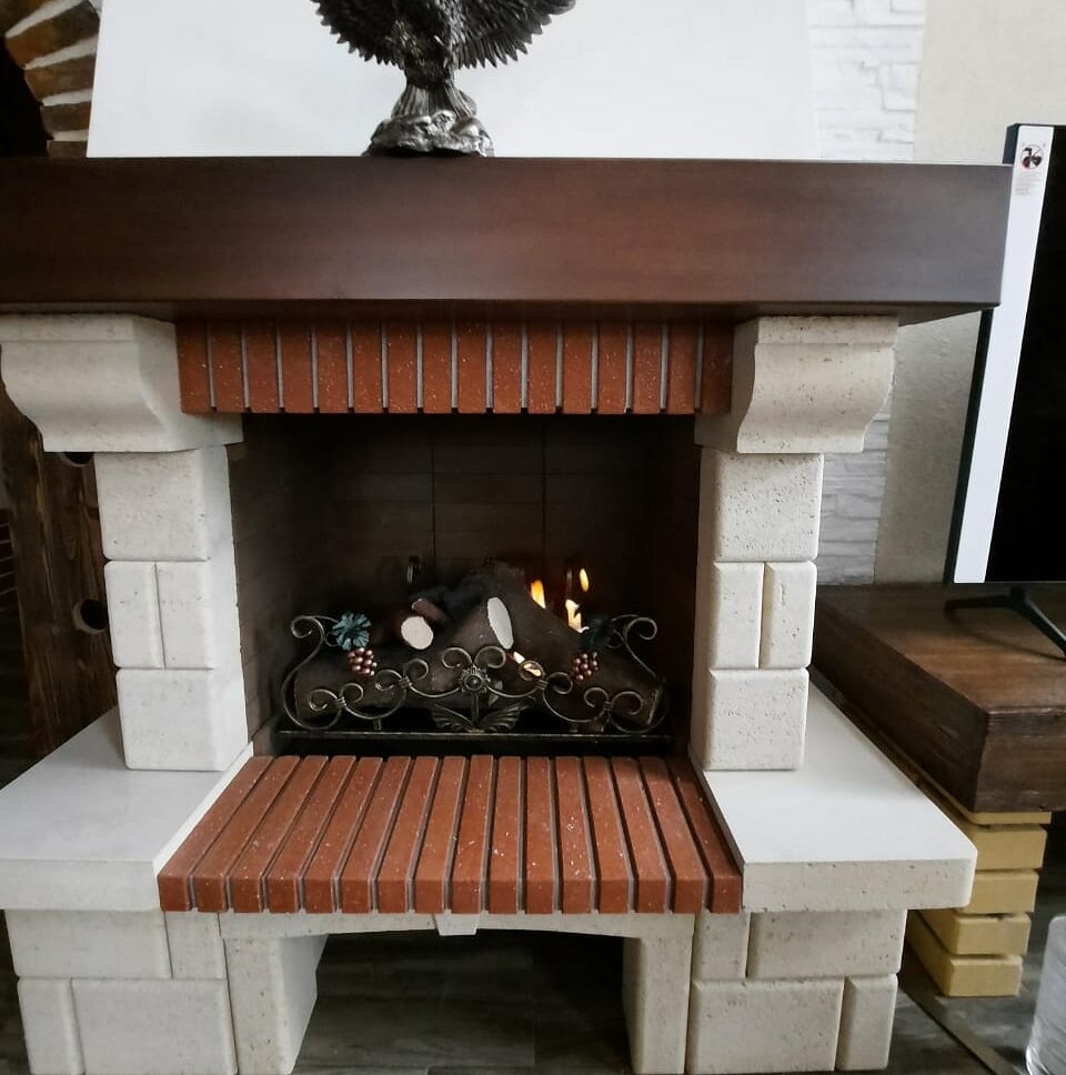 Soba, şömine Gorod kaminov, Zelenograd, foto