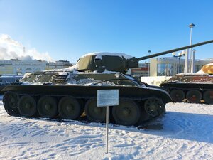 Средний танк Т-34-57 образца 1941 года (Sverdlovsk Region, Verkhnyaya Pyshma), teknoloji anıtı  Verhniaya Pyşma'dan